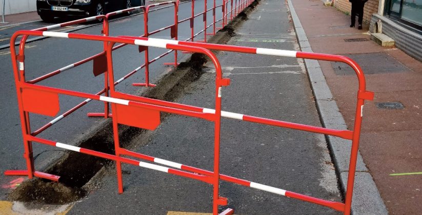 BARRIERE DE CHANTIER - fabricant de barrière TP personnalisable sur ...